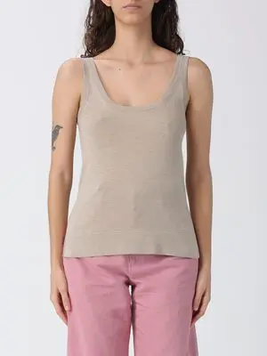 Max Mara Cotton Tank Top - Grey