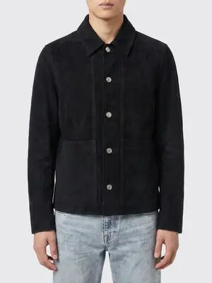 GIORGIO BRATO Suede Shirt Jacket - Black