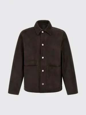 GIORGIO BRATO Suede Shirt Jacket - Brown