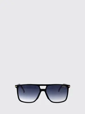 Carrera Eyewear Aviator Acetate Sunglasses With Double Bridge And Smoked Lenses - Black