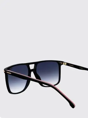 Carrera Eyewear Aviator Acetate Sunglasses With Double Bridge And Smoked Lenses - Black