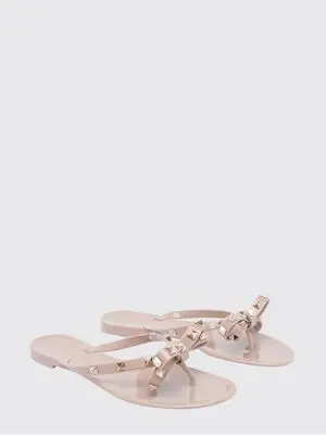 Valentino Garavani Studded Bow Flip-flops
