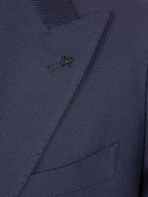 Tagliatore Double Breasted Virgin Wool Blazer