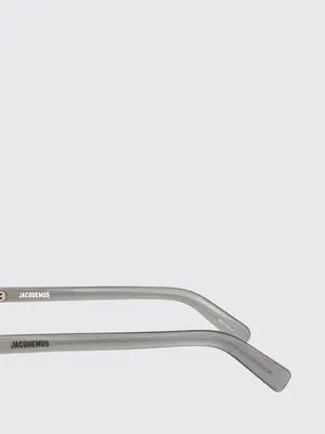 Jacquemus Capri Rectangular Cat-eye Sunglasses In A Gray Acetate Frame
