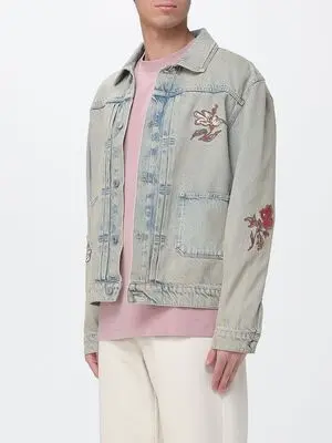 Drole De Monsieur Embroidered Denim Jacket