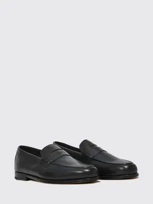 DOUCAL'S Leather Loafers - Navy