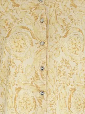 Versace Baroque Silk Cardigan