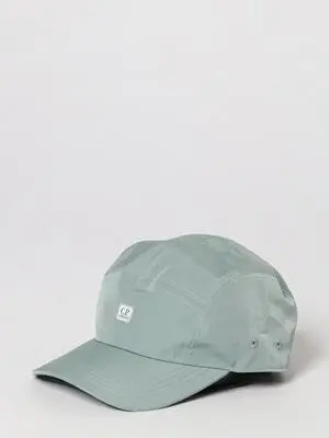 C.P. COMPANY Technical Fabric Baseball Cap - Silver