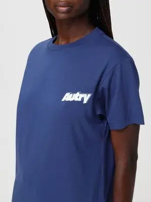 AUTRY Cotton T-shirts With Logo