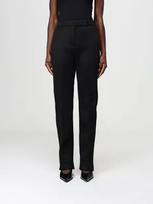 Max Mara Classic Mesh Trousers - Black