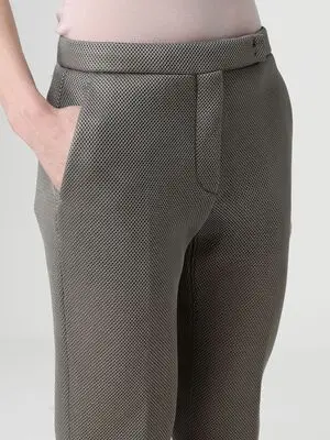 Max Mara Classic Mesh Trousers - Mastic