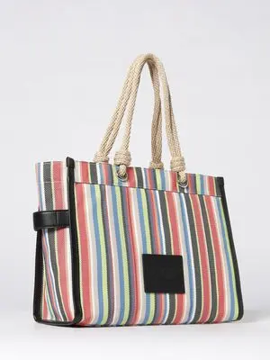 Marc Jacobs The Large Tote Bag In Multi Striped Pvc
