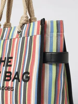 Marc Jacobs The Large Tote Bag In Multi Striped Pvc