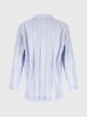 Issey Miyake Single Breasted Polyester Blazer - Blue