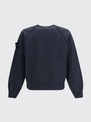 Stone Island Cotton Crew Neck Sweatshirt - Blue
