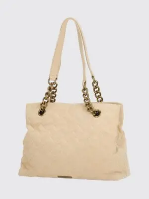 Kurt Geiger Kensington Quilted Suede Shoulder Bag