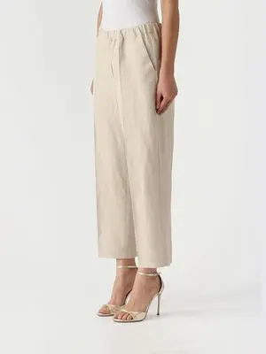 Liviana Conti Linen Blend Cropped Trousers