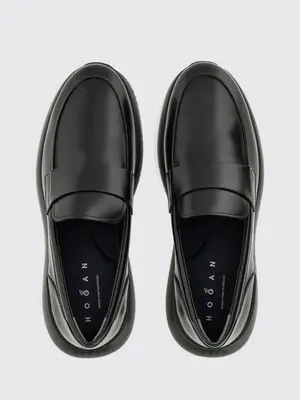 Hogan Cube Leather Loafers
