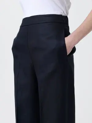 Liviana Conti Cesira Linen Blend Tailored Trousers