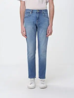 Eleventy Rubens-z Mid-rise Skinny Fit Jeans In Cotton Denim - Blue