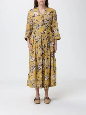 Max Mara Ramie Chemisier Dress - Yellow