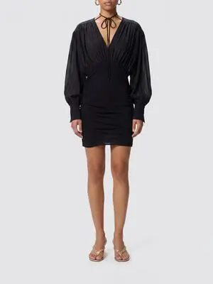 Pinko Viscose Blend Mini Dress - Black