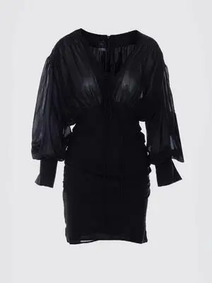 Pinko Viscose Blend Mini Dress - Black