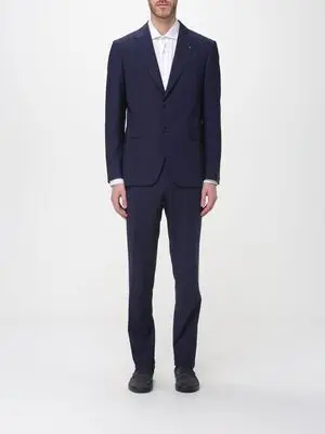 Tagliatore Wool Blend Single-breasted Dress - Blue