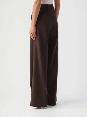 Tagliatore Stretch Virgin Wool Palazzo Trousers