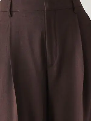Tagliatore Stretch Virgin Wool Palazzo Trousers