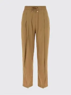 Herno High-waisted Straight-leg Pants In Nylon With Drawstring Waist