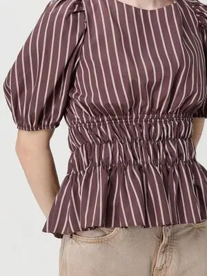 Pinko Striped Viscose Blouse