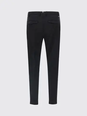 PT TORINO Slim Fit Tailored Trousers In Stretch Virgin Wool - Black