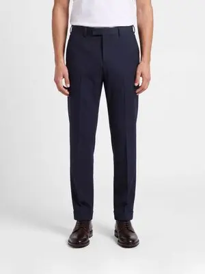 PT TORINO Slim Fit Tailored Trousers In Stretch Virgin Wool - Blue
