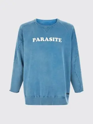 Undercover Relaxed Fit Cotton Crewneck Sweatshirt With Slogan Print