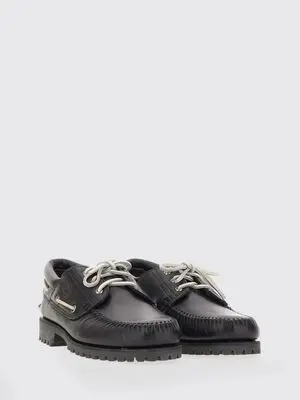 Timberland Leather Boat Moccasins - Black