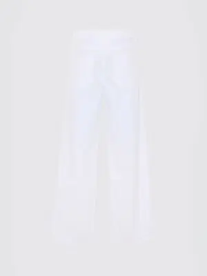 MOTHER High-waisted Wide Leg Jeans In Denim