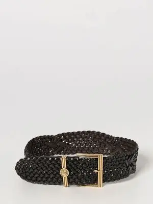 Etro Woven Leather Belt - Black