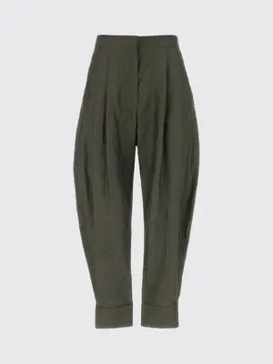 PT TORINO Cropped Cotton And Linen Blend Trousers