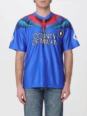 COUNTY OF MILAN Polyester T-shirt With Ali Print - Blue