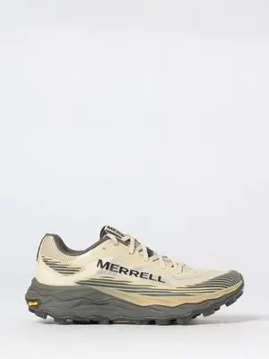 Merrell Agility Peak 6 Technical Fabric Sneakers With Vibram Sole And Contrast Logo - Green