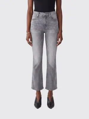 MOTHER High-waisted Flared Jeans In Denim With Five-pocket Design - Grey