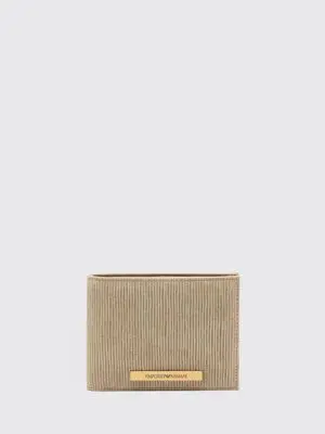 Emporio Armani Suede Wallet - Grey