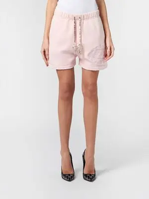 Philipp Plein Jersey Jogging Shorts - Fuchsia