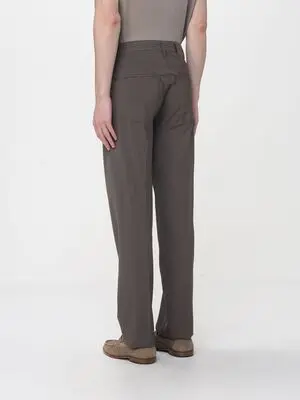 Emporio Armani Cotton Blend Slim Fit Trousers
