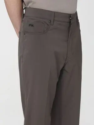 Emporio Armani Cotton Blend Slim Fit Trousers