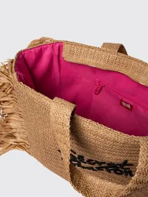 SECRET PON-PON Tote Bag - Natural