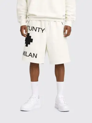 COUNTY OF MILAN Cotton Jogging Shorts - White