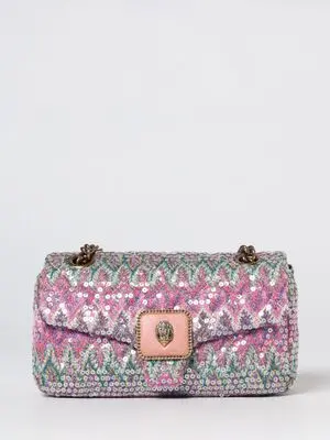Kurt Geiger Pimlico Shoulder Bag With Sequin Embroidery And Abstract Pattern - Multicolor