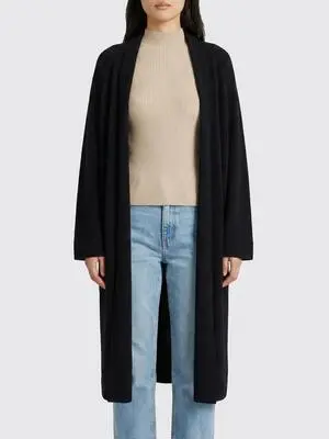 SA SU PHI Long Cardigan In Cashmere And Silk - Black